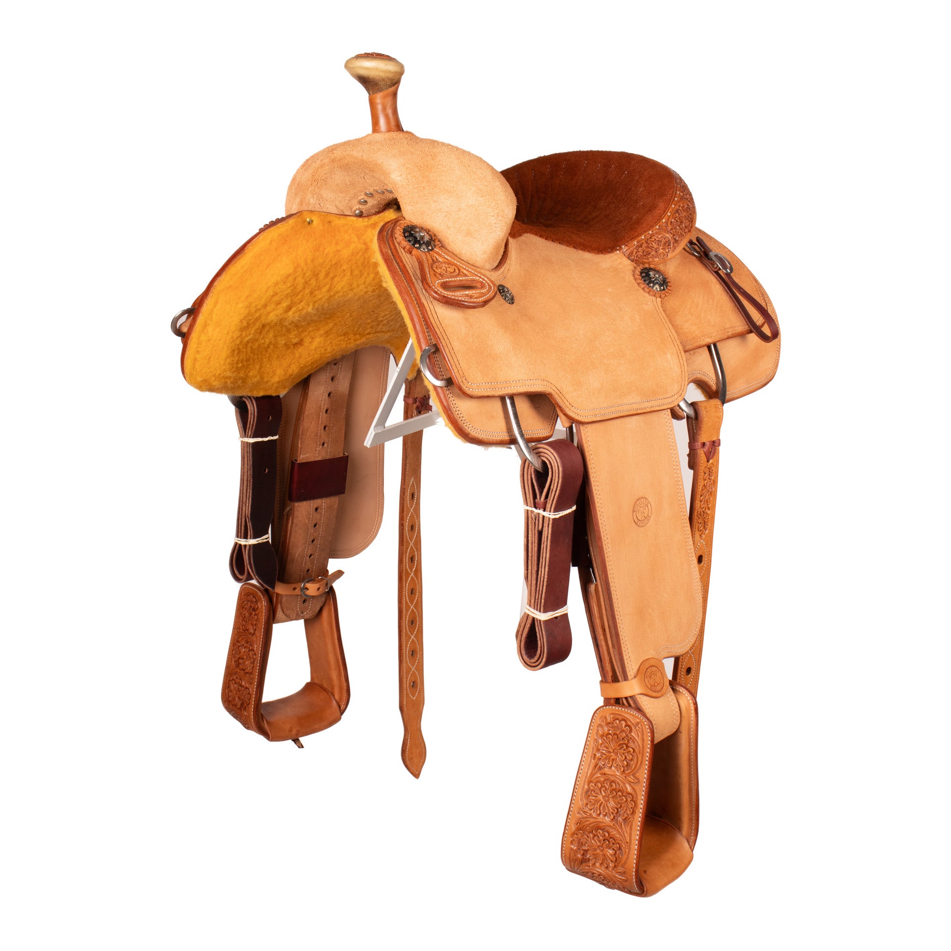Saddle 14 BILLY HOG Rough Out – Tomahawk Saddles