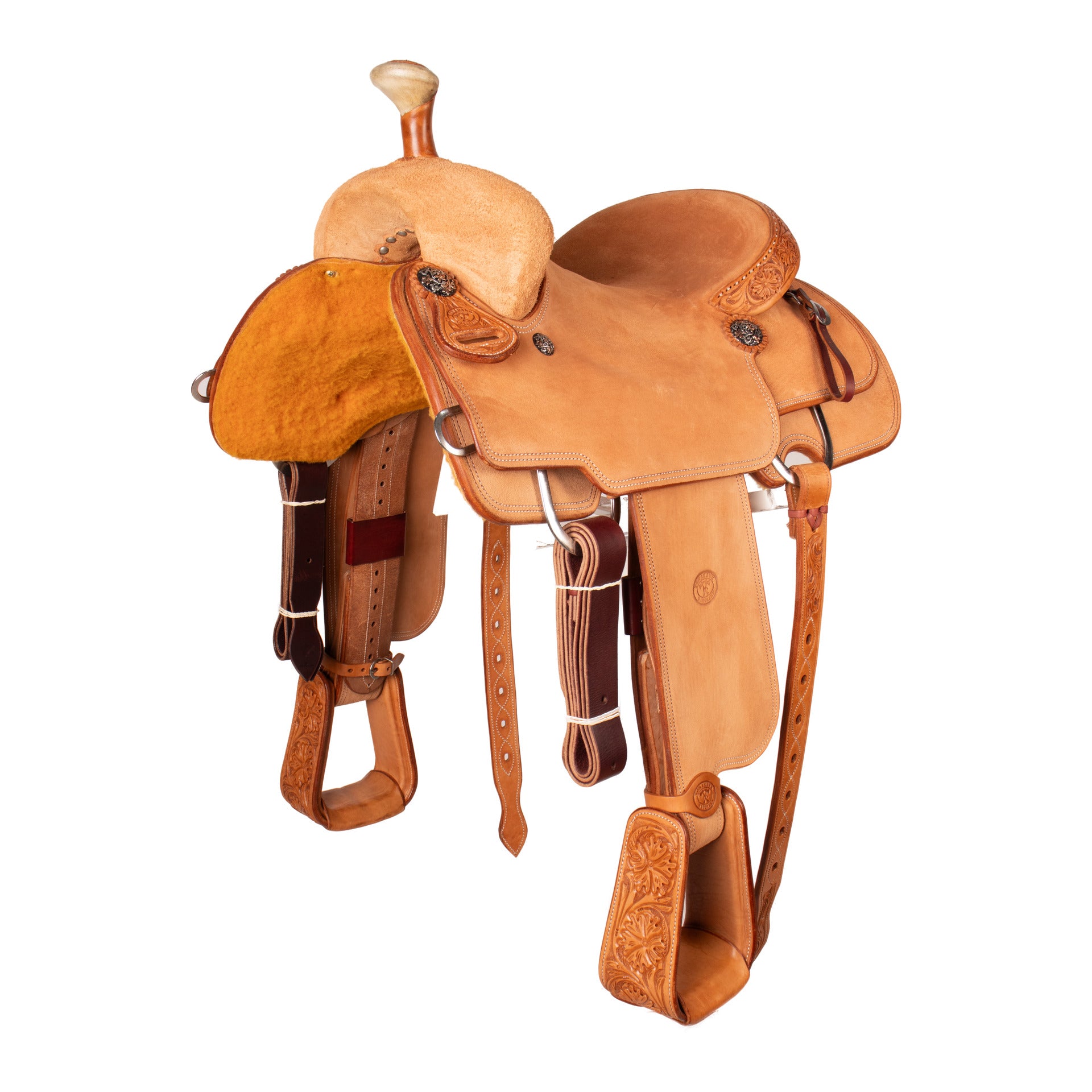 Saddle 15 BILLY HOG Rough Out – Tomahawk Saddles